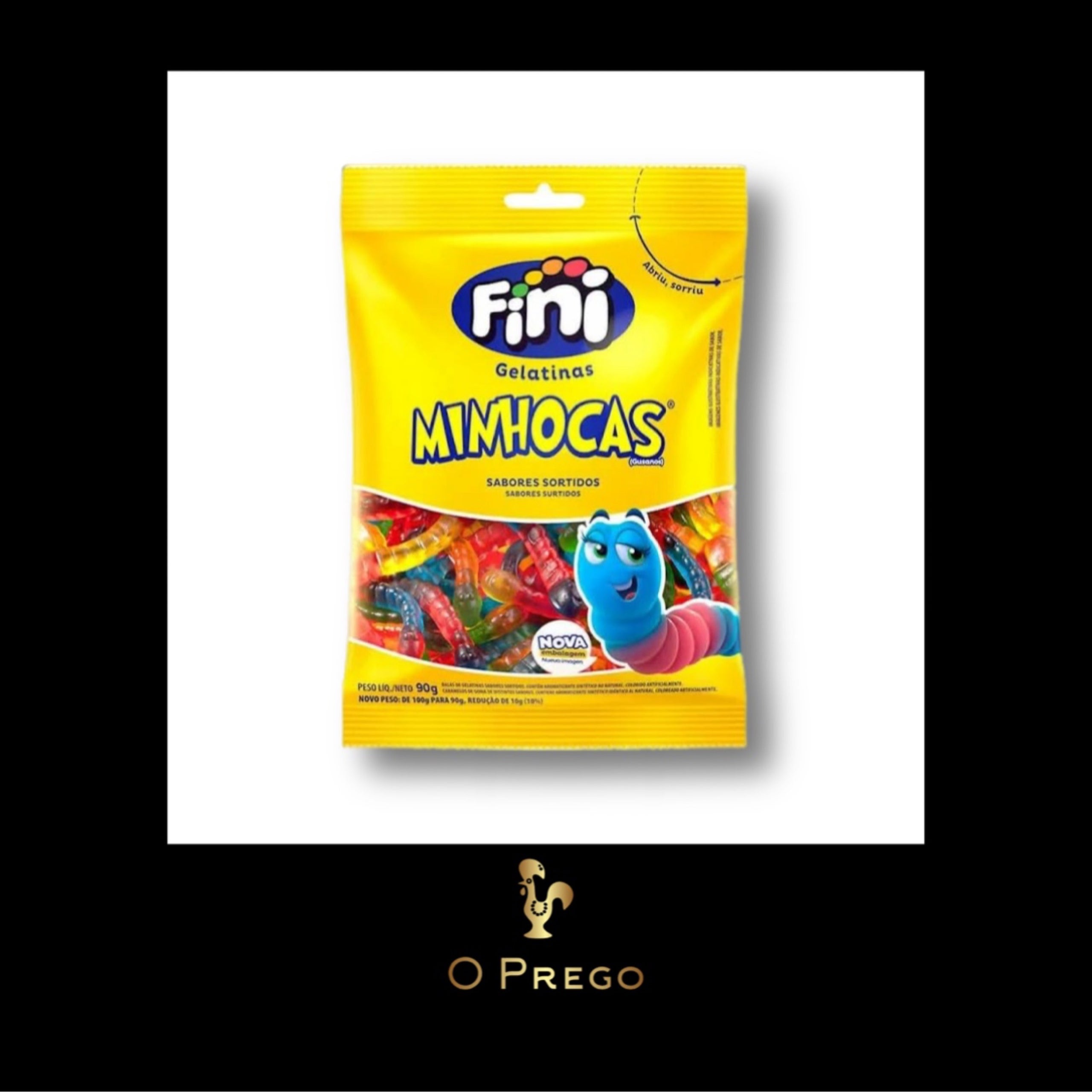 Fini Bala Gelatina Minhocas Brilo 100g | O Prego - A Taste of Portugal ...